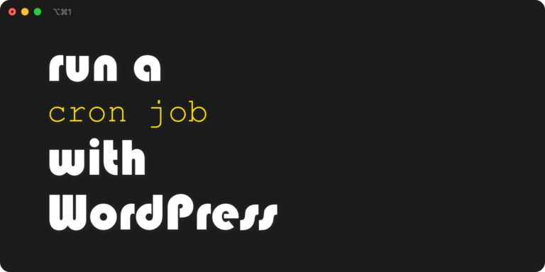 How to run a Cron Job with WordPress - Wetopi