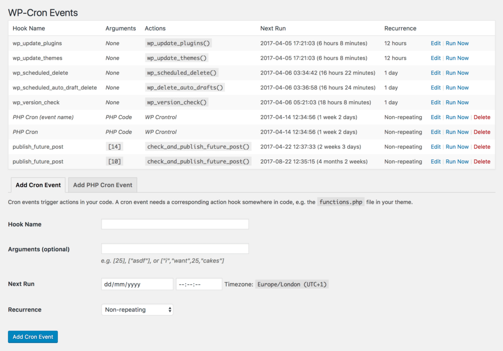 How to run a Cron Job with WordPress - Wetopi